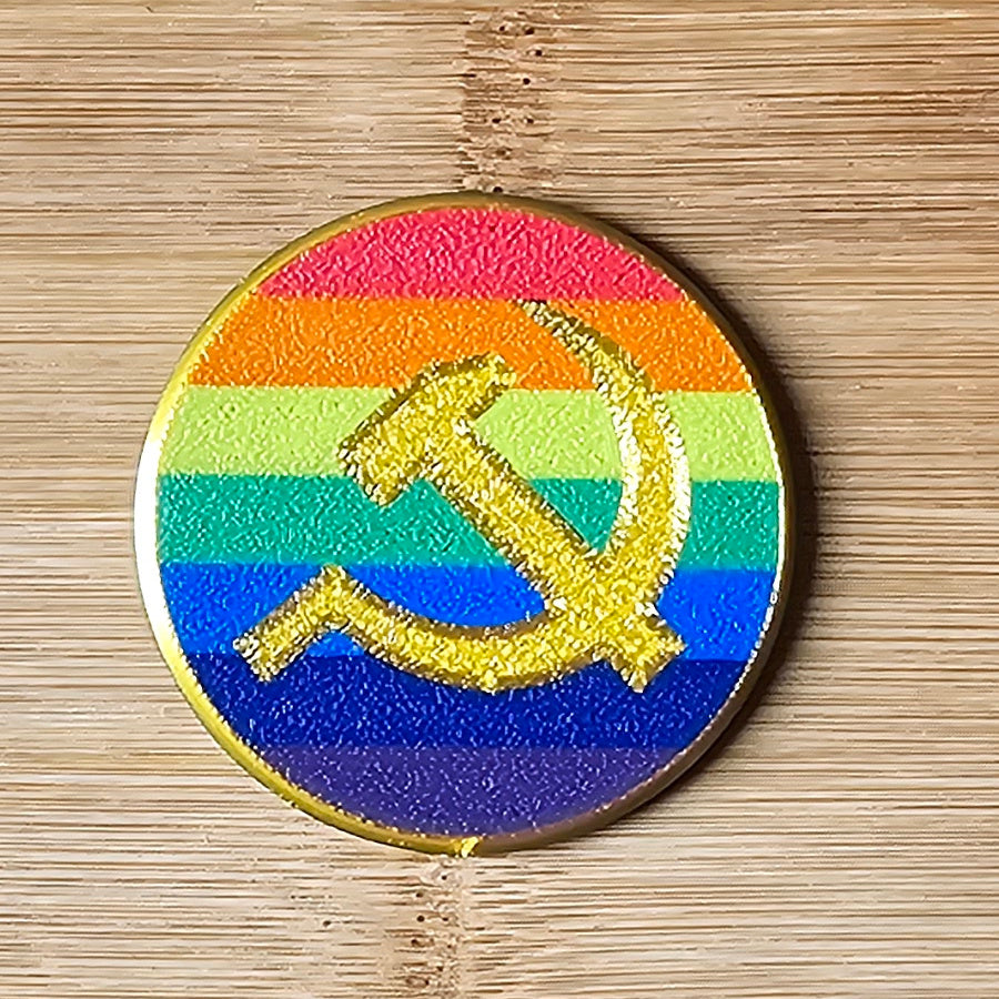 Comrade Pride Badge – Basement Oddities